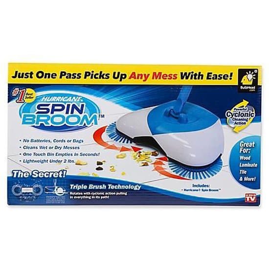 Hurricane Spin Broom rolveger bezem 2 in 1 schoonmaak borstel - Online ...