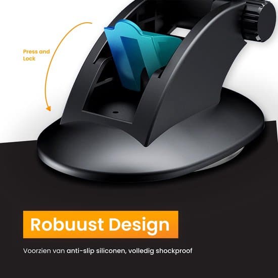 R2B Telefoonhouders auto met zuignap - Model "Haarlem" - Geschikt voor ...