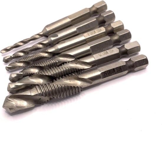 6-delig Boortap set - Bit boor tap en verzinken set gemaakt van HSS ...