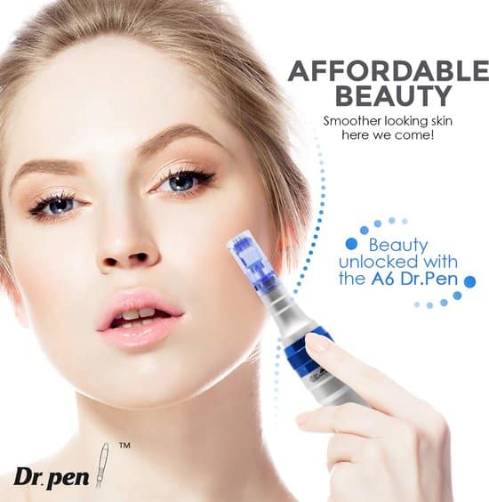 Dr.pen Professionele Draadloze A6 dermapen voor Microneedling + 12 ...