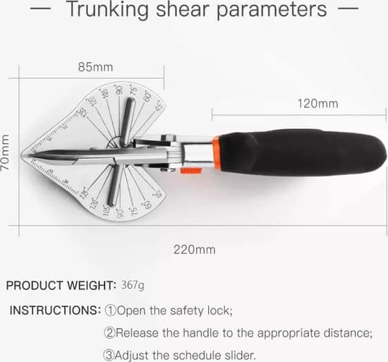 Plintenschaar - Laminaatschaar - Verstekschaar - Plintentang - Plinten ...