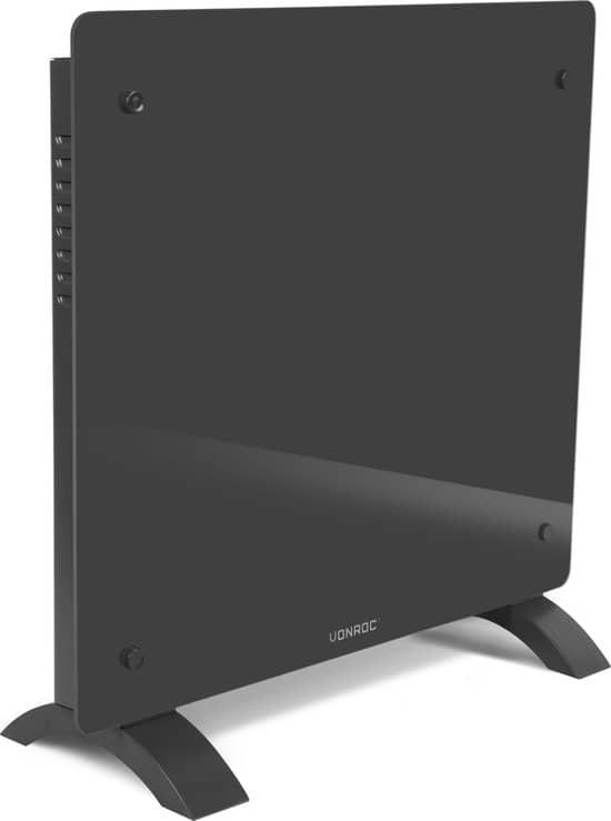 VONROC Luxe elektrische kachel - Convectorkachel met glazen paneel ...