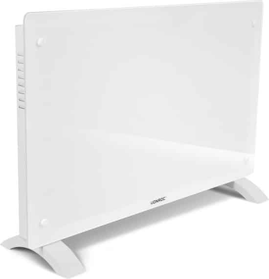 VONROC Luxe elektrische kachel - Convectorkachel met glazen paneel ...