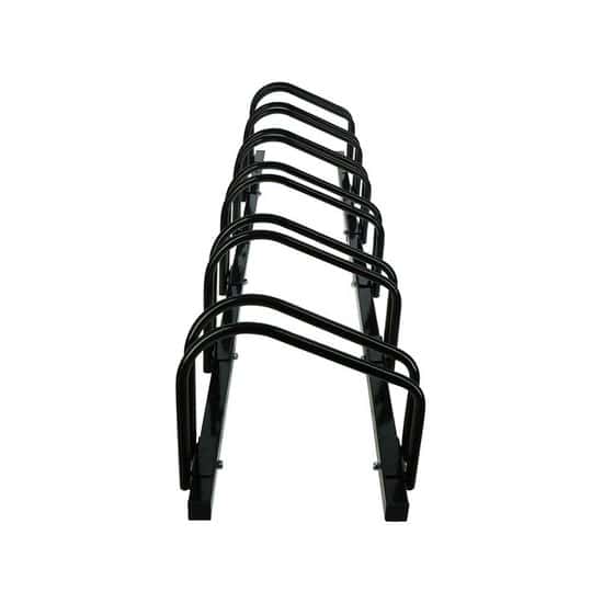 Alora Fietsenrek voor 6 Fietsen zwart- met muurbevestiging - fietsen ...