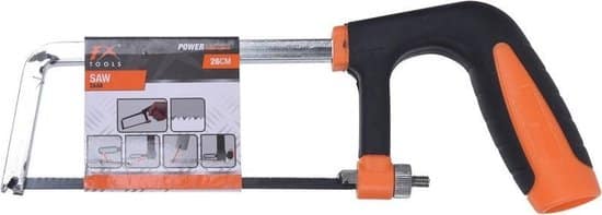 Metaalzaag/ijzerzaag 26 cm - Klusbenodigdheden - Gereedschap - Zagen ...