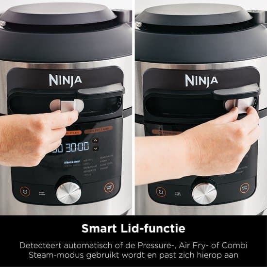 Ninja Foodi OL650EU Multicooker - 12 Kookfuncties - 7,5 Liter - Inclusief Airfryer, Pressure ...