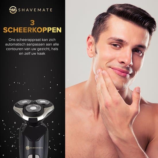 ShaveMate 3-in-1 Scheerapparaat - Baard Trimmer – Tondeuse Voor Mannen ...