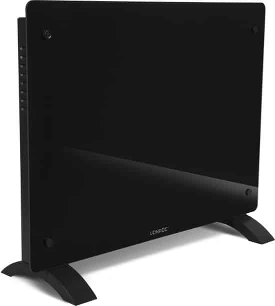 VONROC Luxe elektrische kachel - Convectorkachel met glazen paneel ...