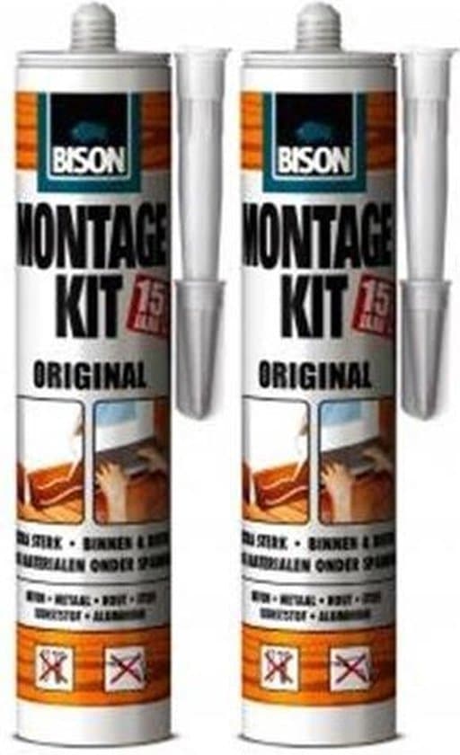 Bison montagekit original 310 ML 2 stuks - Online Reviews