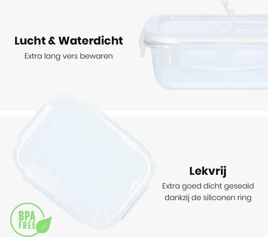 Formilo Meal Prep Bakjes - Lekvrije Vershoudbakjes - Diepvriesbakjes ...