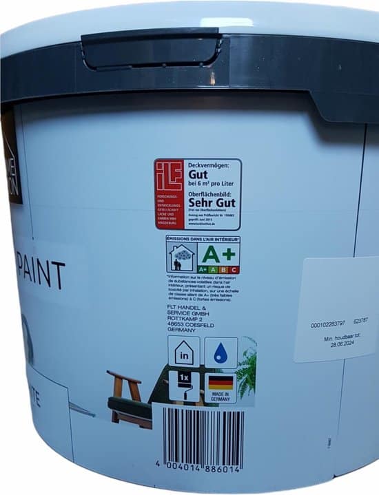 Home Vision - Mat witte muurverf 10 liter - Mat wit muur verf 10 Ltr ...