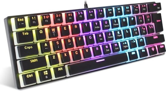 HXSJ L700 RGB bedrade mechanisch gaming toetsenbord - QWERTY - 61 Keys ...