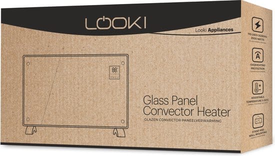 Looki Slimme Elektrische Kachel - met App en Aanraakscherm – Glazen ...