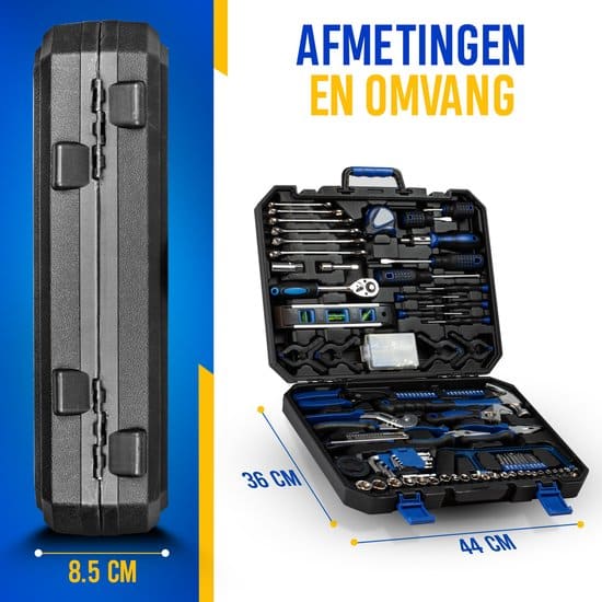 Lumora - 179 delige Gereedschapsset - Reparatie - Gereedschapskoffer ...
