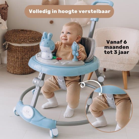 Young Star® Loopstoel - Baby Loopwagen – Loopstoeltje Baby - Leren ...