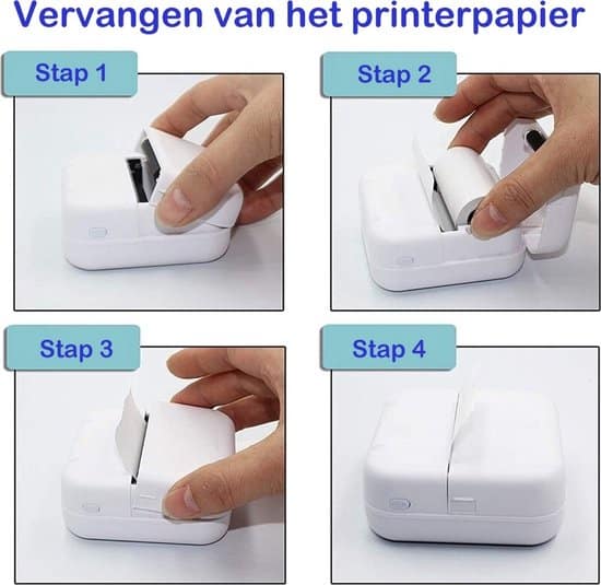Fotoprinter voor Smartphone - Mini Printer - Labelprinter - Pocket ...