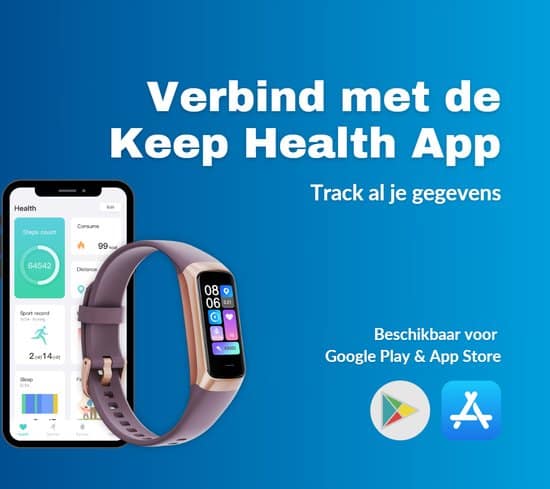 Kiraal Charge Fit - Stappenteller - Activity Tracker - Temperatuurmeter ...