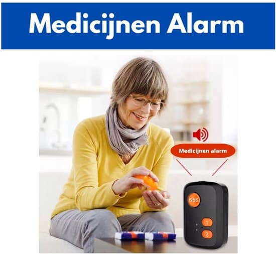 Senioren Alarm Deluxe 4G - Alarmknop - GPS - SOS Knop - Waterdicht ...