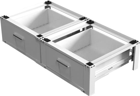 Vonia Wasmachine verhoger - Dubbel - Wasmachine en Droger Verhoger ...