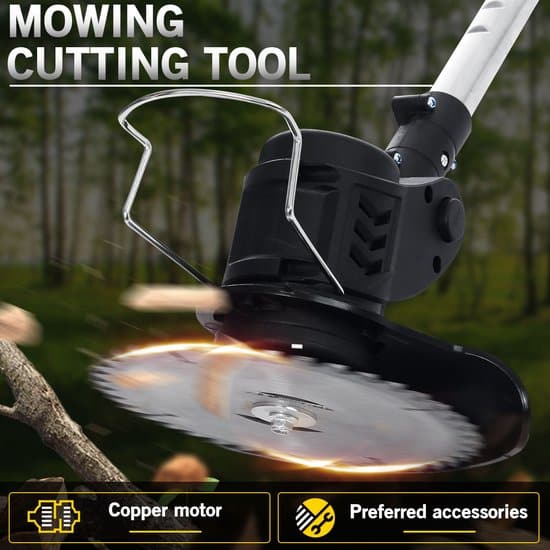 Wolike Grastrimmer-Oplaadbare Draadloze Elektrisch Grastrimmers-45 ...