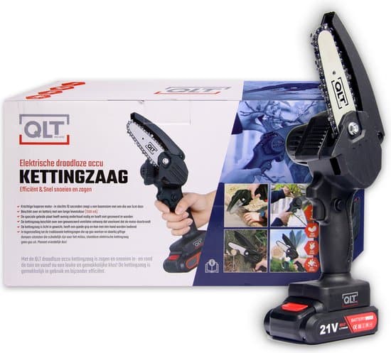 QLT-mini Kettingzaag Mini kettingzaag - Snoeizaag - Kettingzaag ...