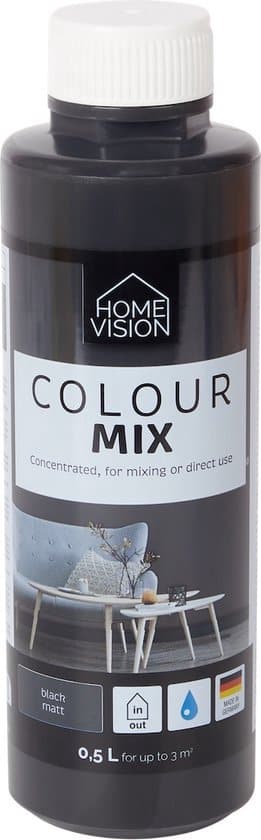 Home Vision verf- 500 ml- Mat- Zwart- Hobbyverf- Verf- Meubelverf ...