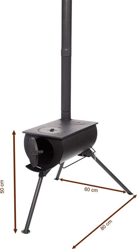 Draagbare mini houtkachel - Online Reviews