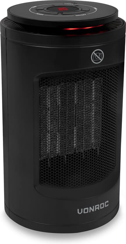 VONROC Elektrische kachel - ventilatorkachel - 600W/1200W - keramisch ...