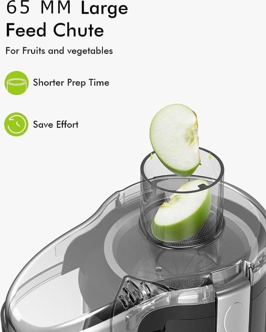 Royalty Line PJ7611 Slowjuicer - Sapcentrifuge voor Groenten & Fruit ...